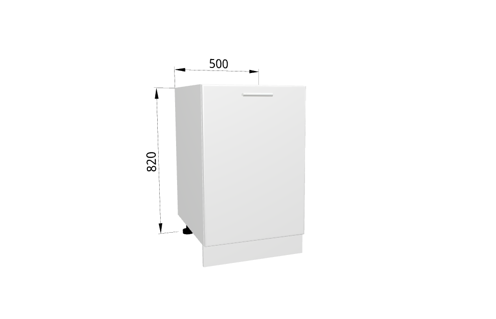DD50 Kapp 500х540х820 valge