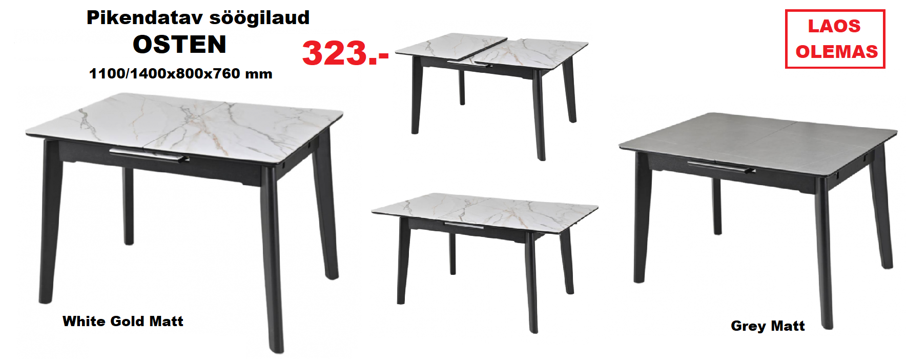 Tere tulemast ADV VESSE MÖÖBEL OÜ veebipoodi!